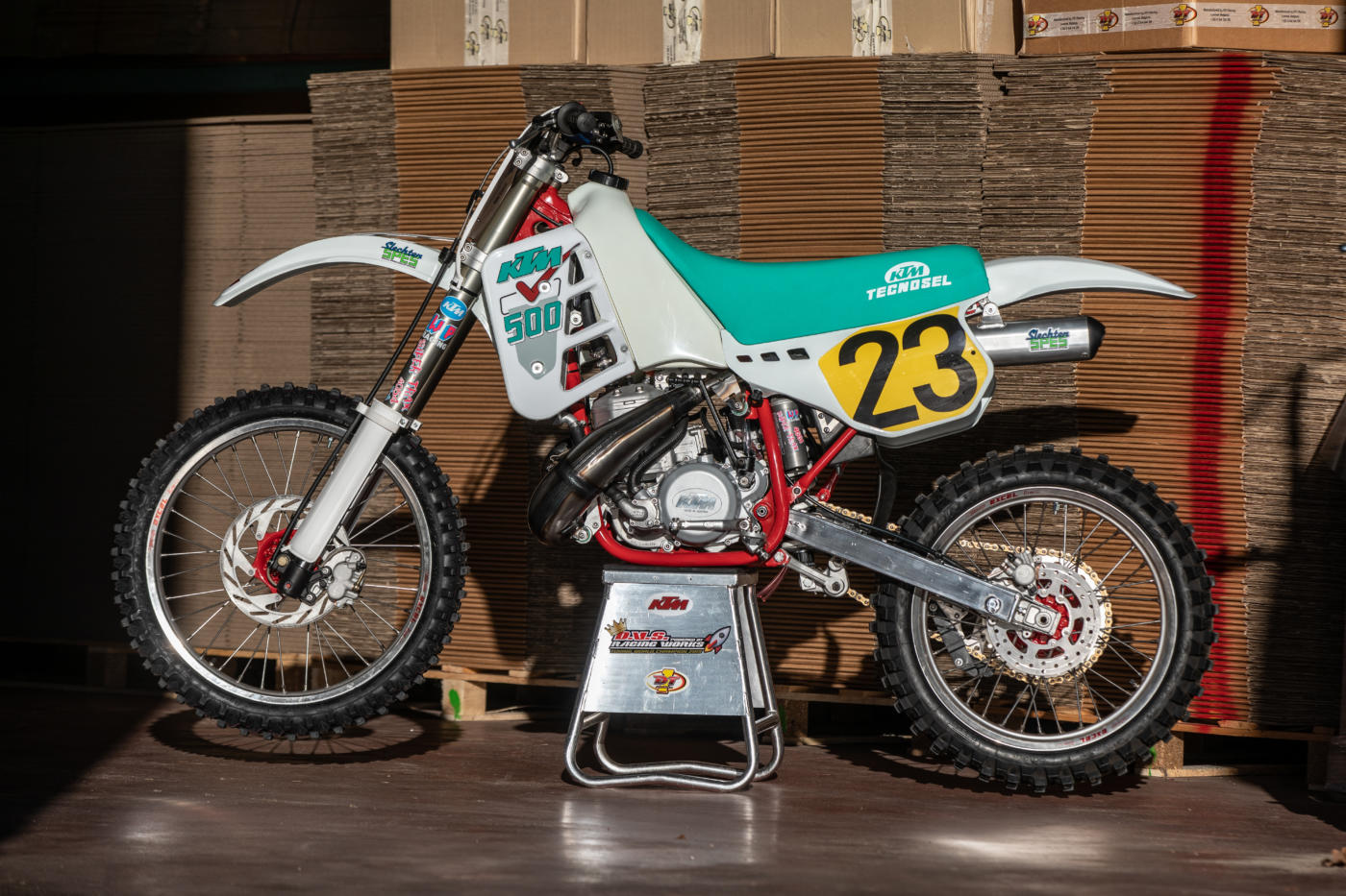 De KTM 500 MX van Johan Boonen gebouwd door Dirk Vansummeren | MX Vintage